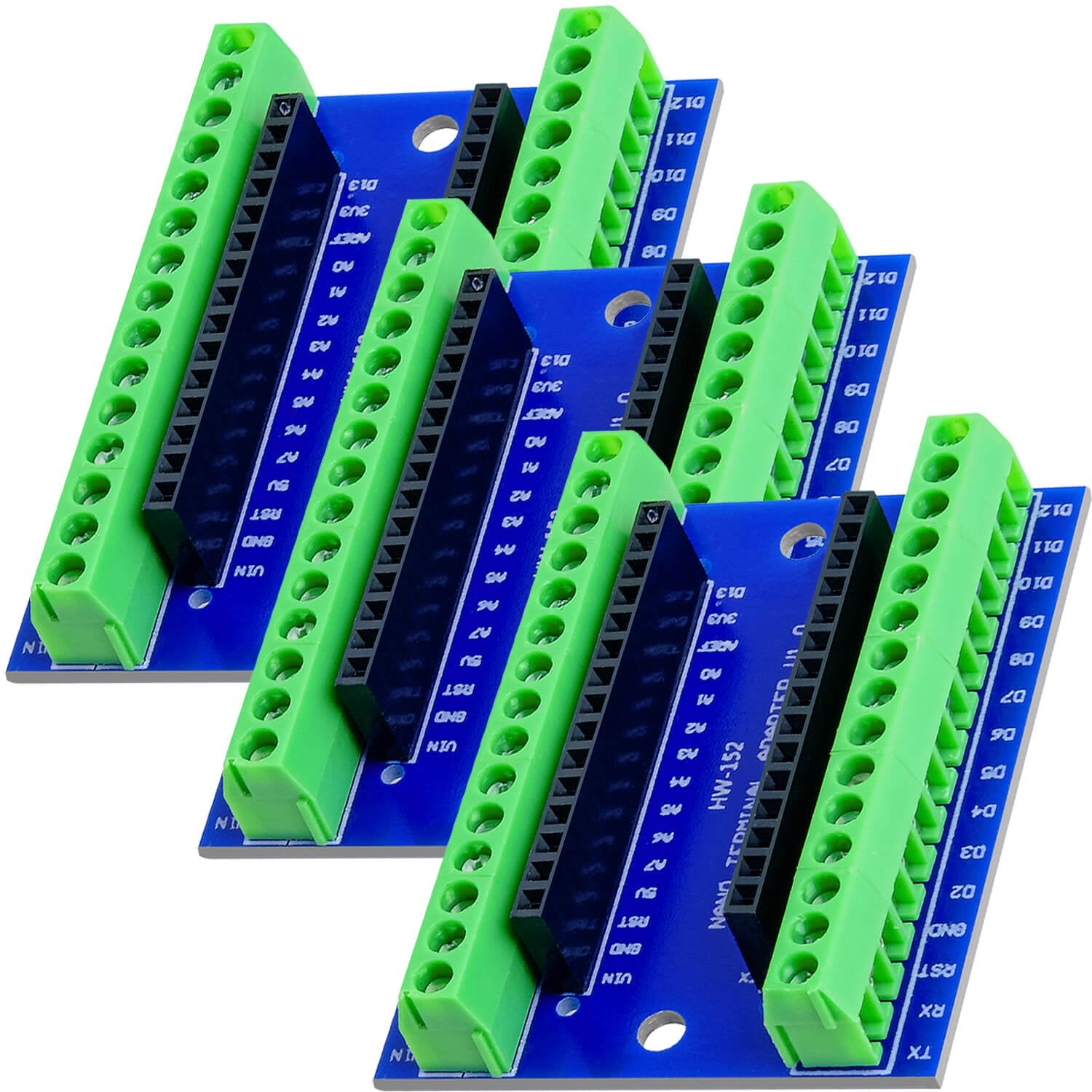 Terminal adapter board with screw terminals compatible with Nano V3 and ...