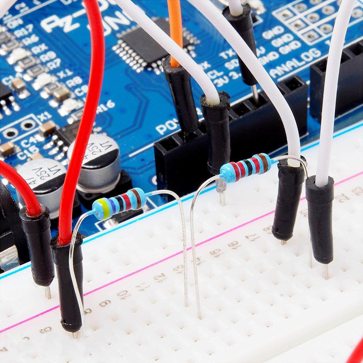 Widerstände Resistor Kit 525 Stück Widerstand Sortiment, 0 Ohm -1M Ohm